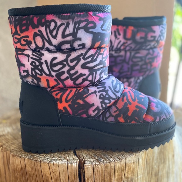 UGG | Shoes | Ugg Ridge Graffiti Pop Winter Boots | Poshmark